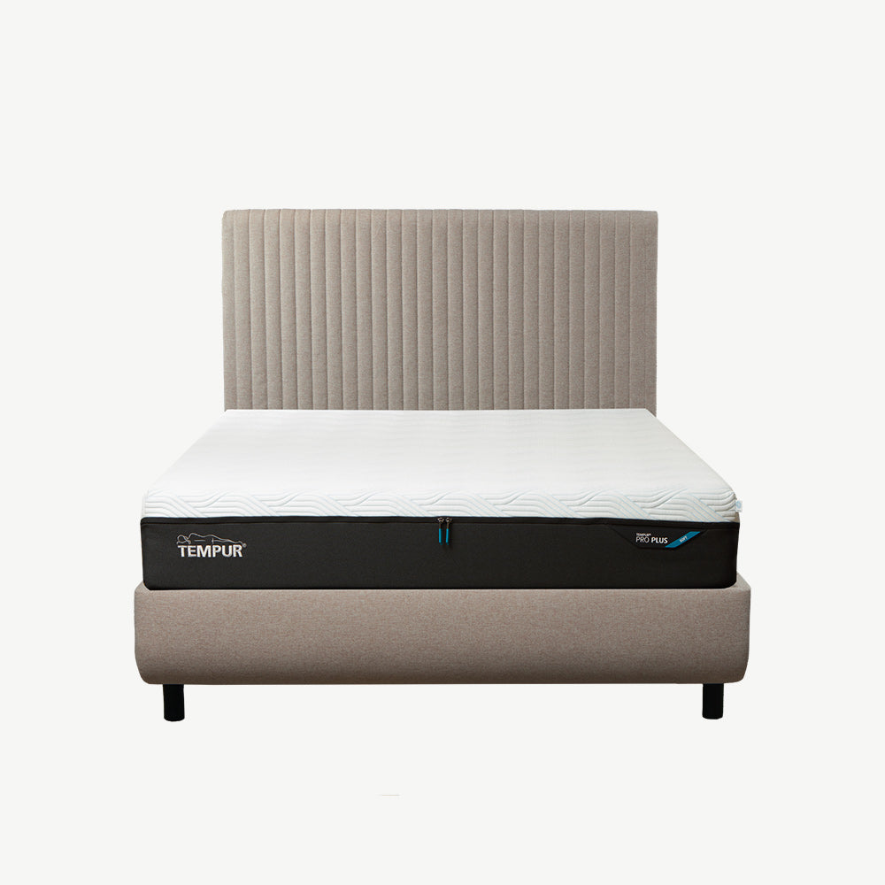 TEMPUR® Arc Static Bed with Vertical Headboard – Arighi Bianchi