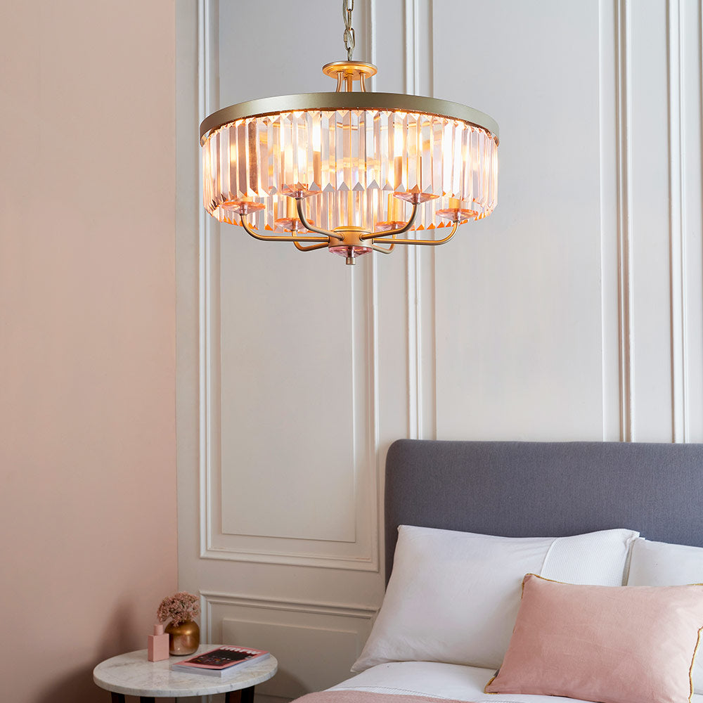 Helena Rose Pink Chandelier – Arighi Bianchi