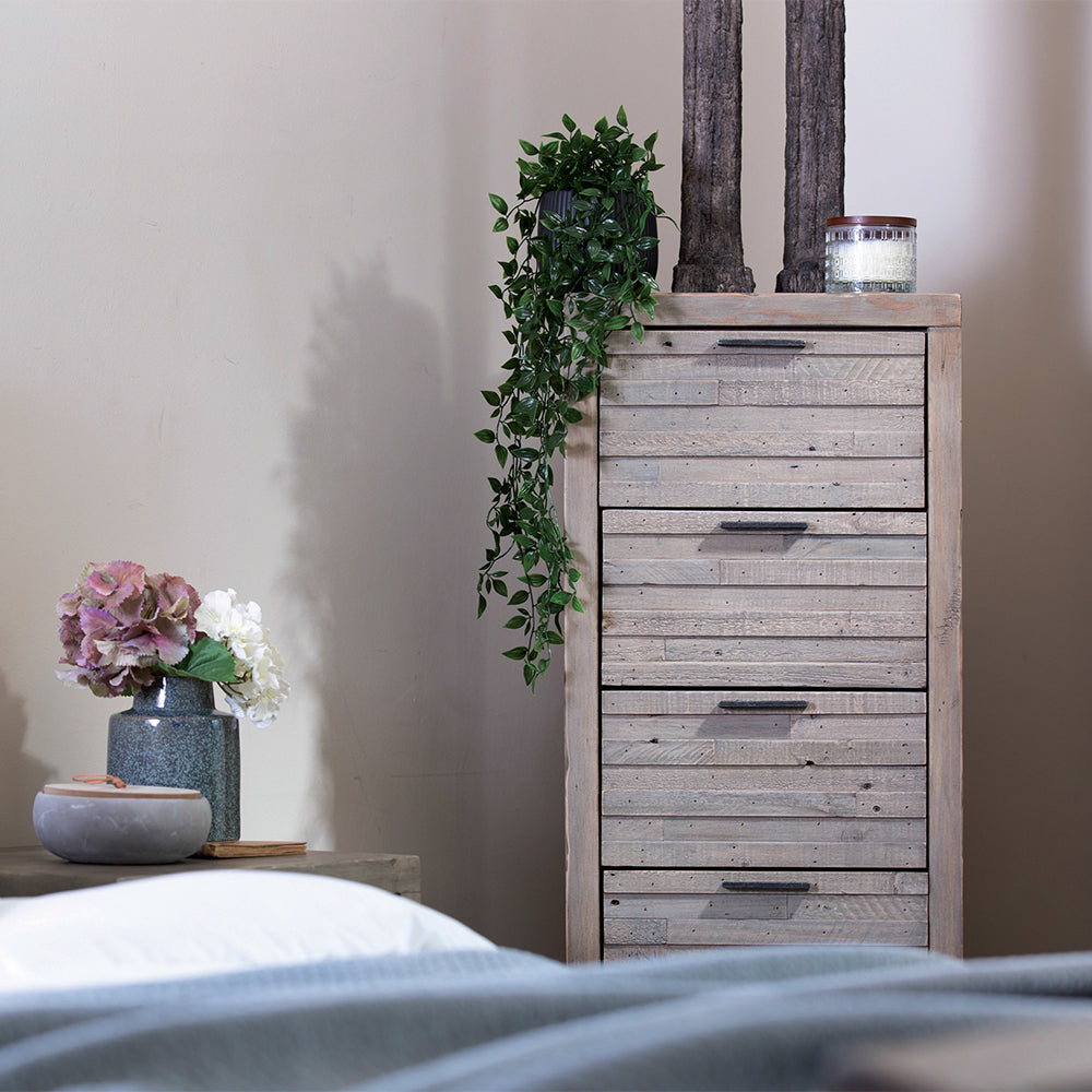 Camia Grey 6 Drawer Tallboy – Arighi Bianchi