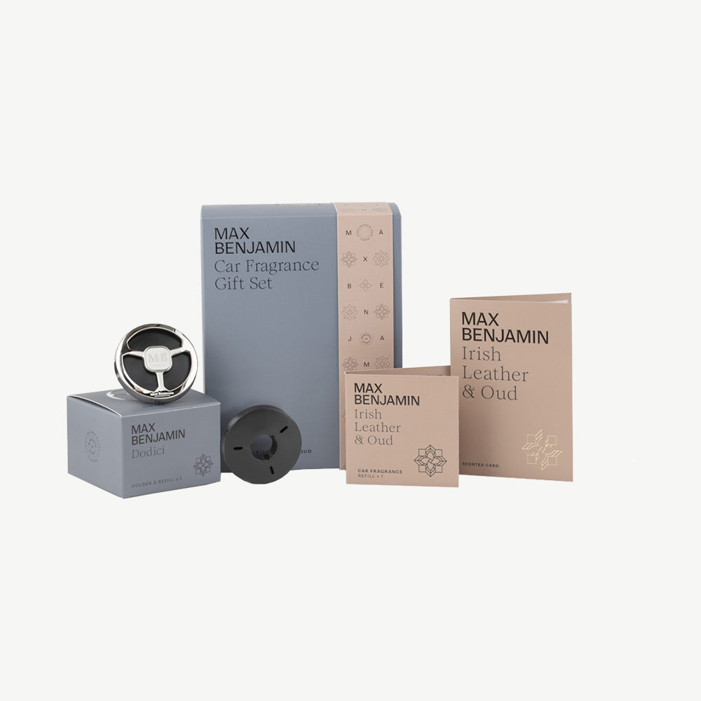 Max Benjamin Car fragrance Set Dodici & Irish Leather & Oud – Arighi ...