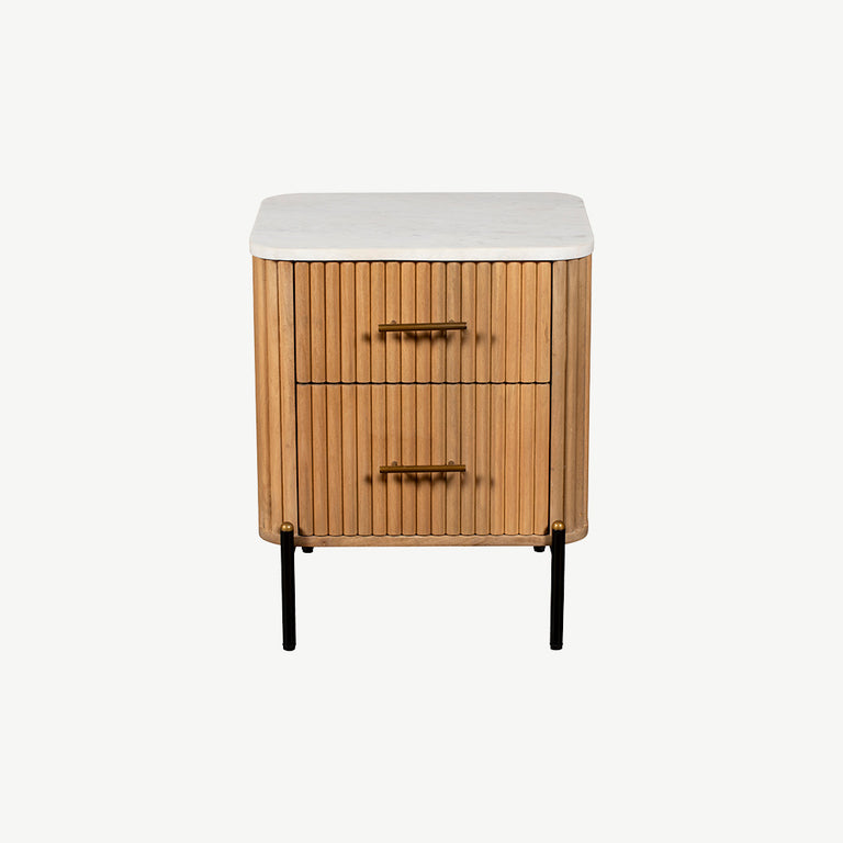 Java 2 Drawer Bedside Table – Arighi Bianchi