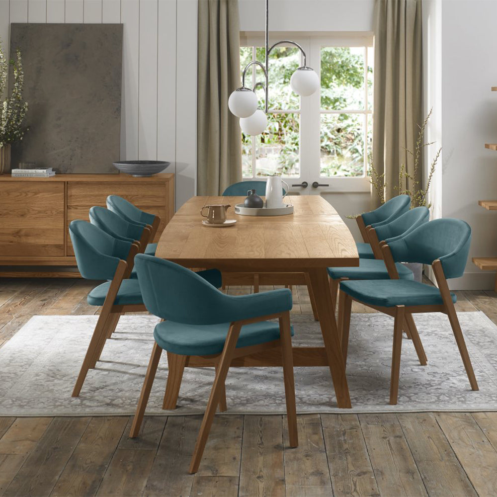 Highgate Rustic Oak 6-8 Seater Extending Dining Table – Arighi Bianchi