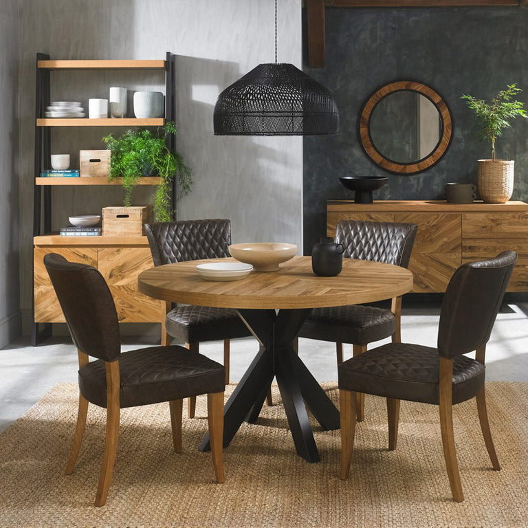 Glendale Rustic Oak Logan Chair – Arighi Bianchi