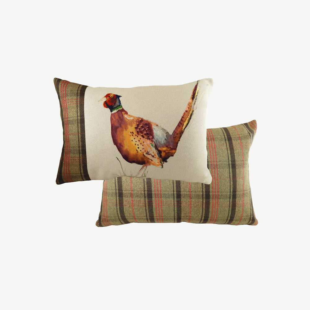 Pheasant Rectangular Cushion – Arighi Bianchi